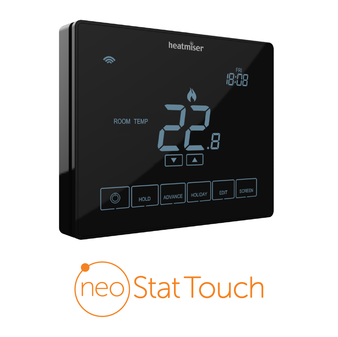 neoTouch carbon right 1 with logo | IMI Heatmiser